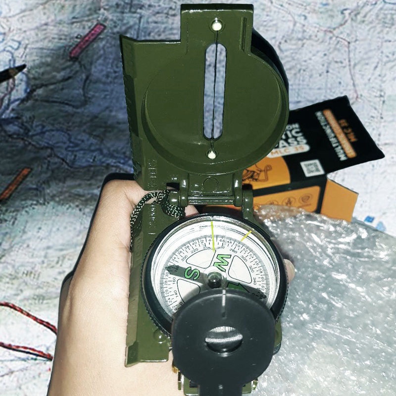 Lensatic Orienteering Dhaulagiri Aiming Compass | Shopee Philippines