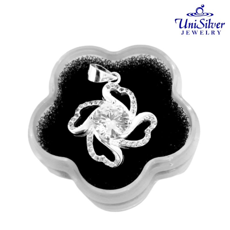 Unisilver 925 Sterling Silver Pendant (PSM87-1001) | Shopee Philippines