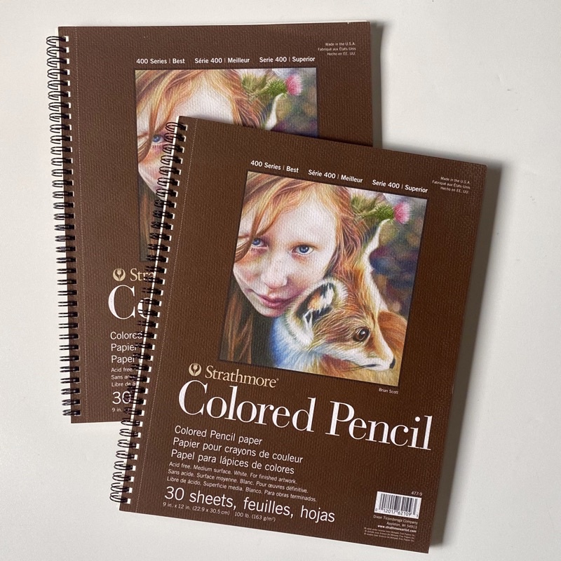 Strathmore Colored Pencil Paper Pads 9x12 Pieces (30 sheets) | Shopee ...
