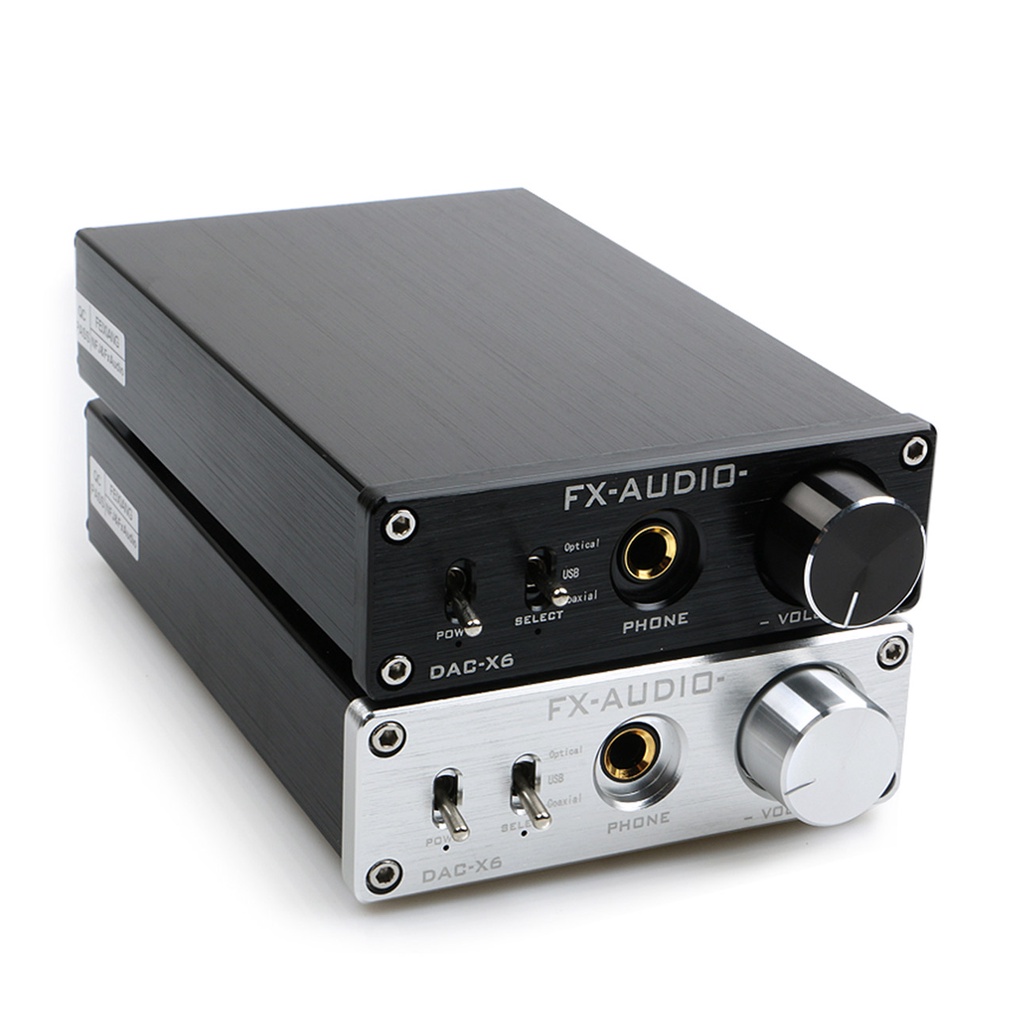 FX AUDIO DAC-X6 HiFi 2.0 Digital Audio Decoder DAC Input USB/Coaxial ...