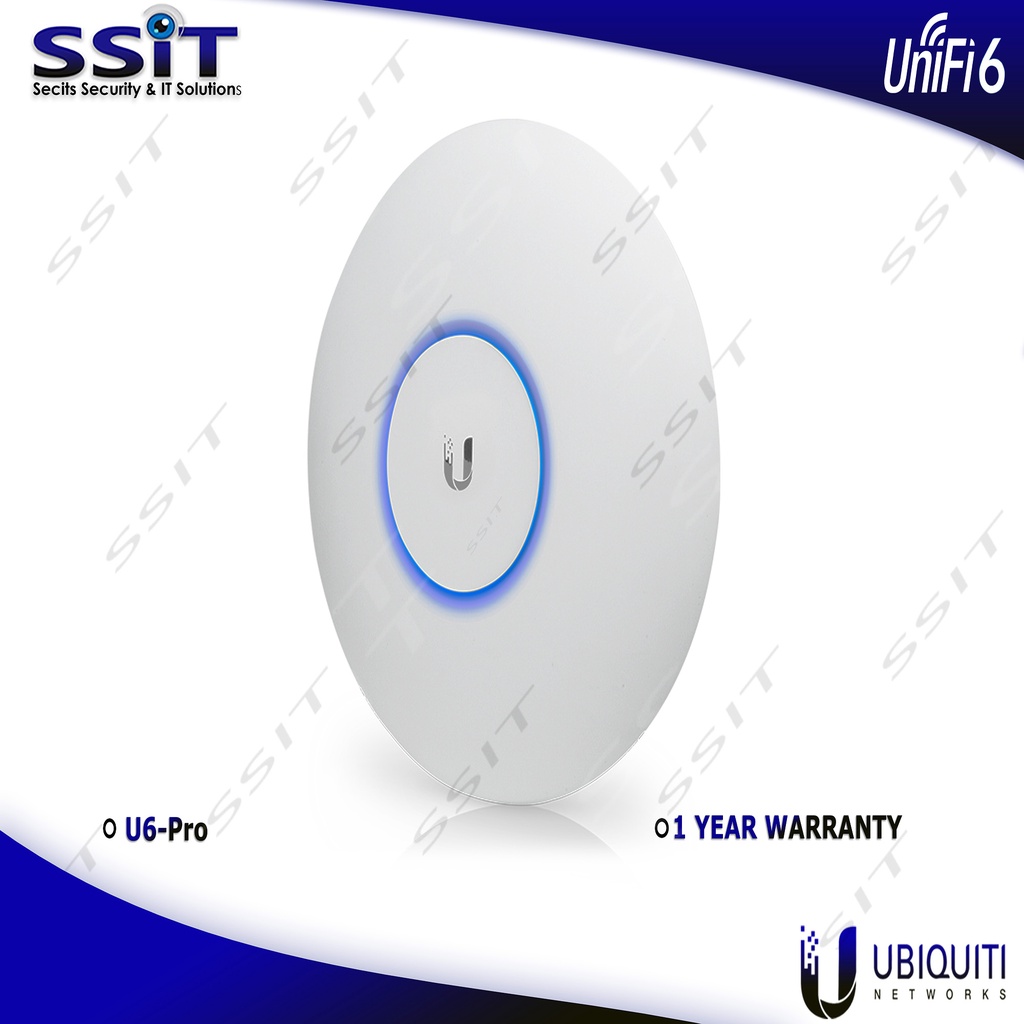 Ubiquiti U6-Pro UniFi 6 Pro Indoor 5.3Gps Wifi6 AP with 300+ client ...