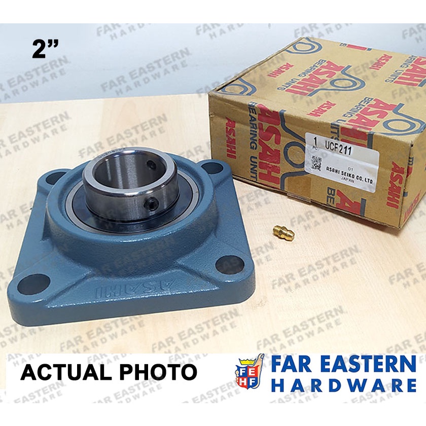 ASAHI UCF Pillow Block Bearing Flange Type 3/4” 1” 1-1/8” 1-1/4” 1-1/2” 1-3/4” 2” | Shopee ...