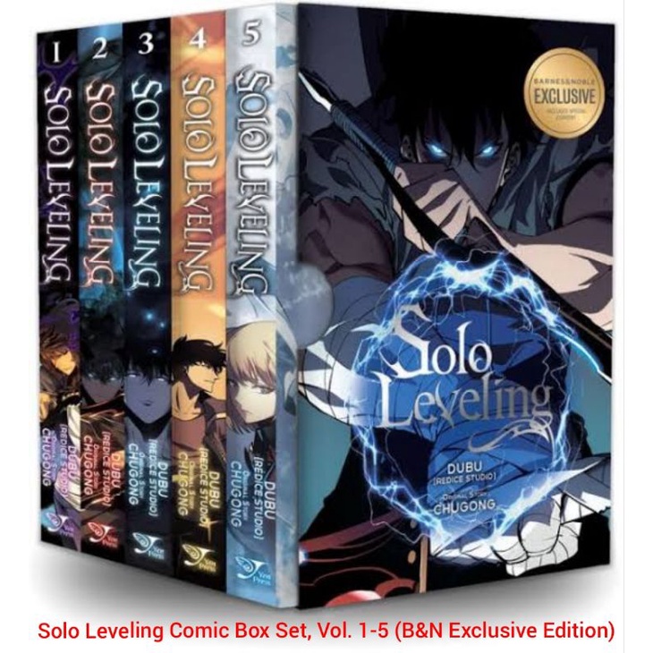 Solo Leveling Comic Box Set, Vol. 1-5 (B&N Exclusive Edition) | Shopee ...