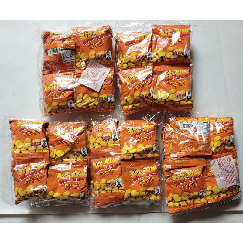 5 Pack Hi-Ho Crunchy Cracker Nuts BBQ | Shopee Philippines