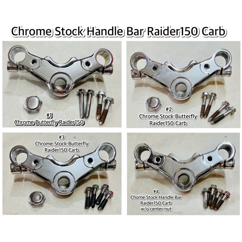 Chrome Stock Handle Bar Raider 150 Carb | Shopee Philippines