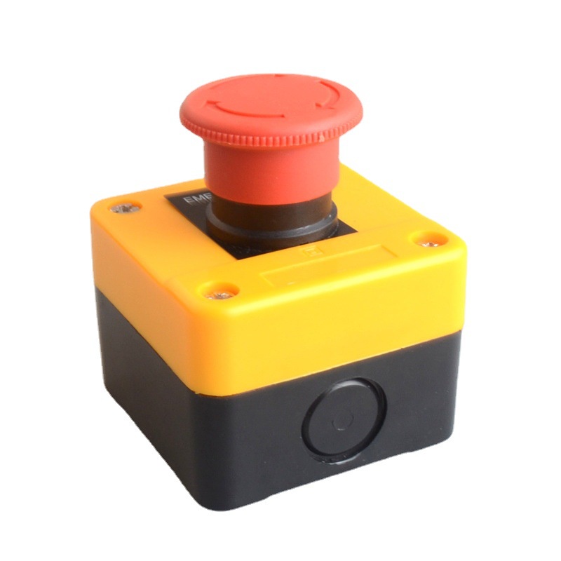 22mm emergency stop button switch 220v with light emergency stop button ...