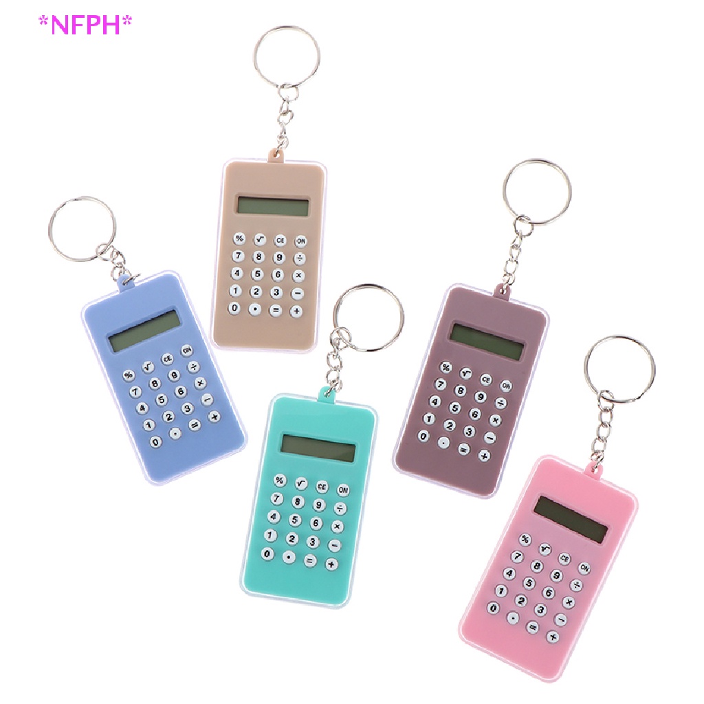 CKFR Portable Digital Calculator Mini Maze Calculator Keychain Office ...