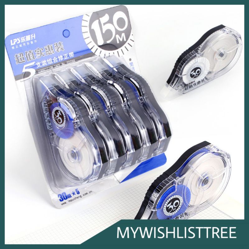 Correction TAPE TIPEX PULLING PAPER 30M 5MM TIPEX ROLL PULL LABEL TIPEX ...