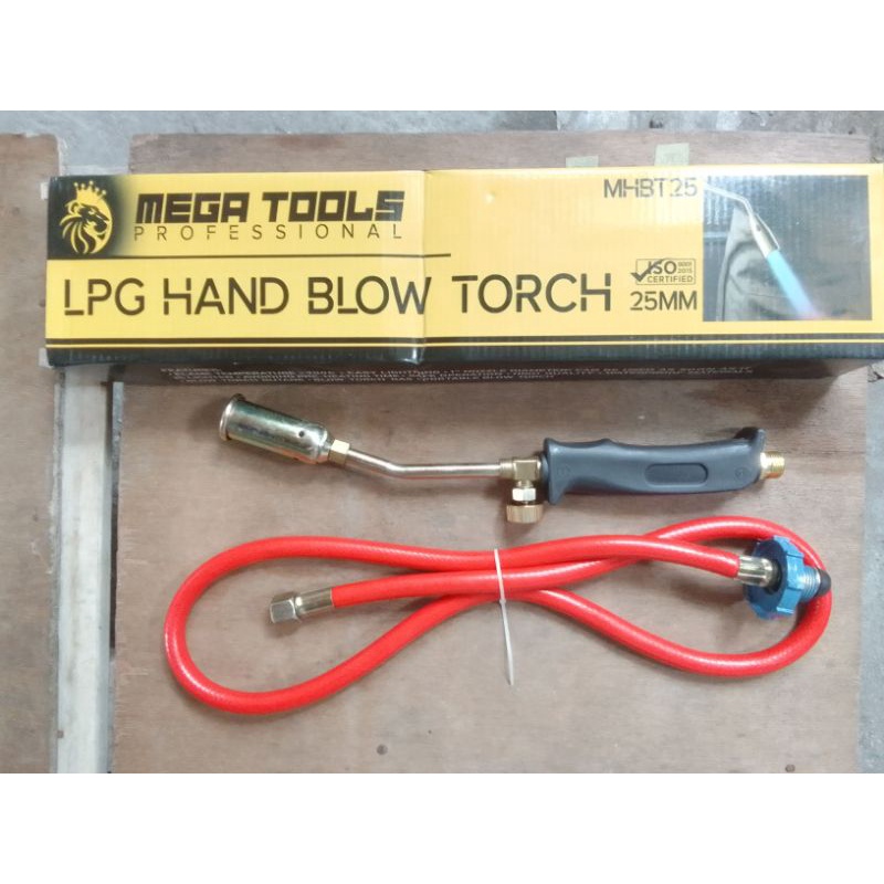 MEGATOOLS LPG HAND BLOW TORCH MHBT25 25MM 1" NOZZLE MEGA TORCH | Shopee ...