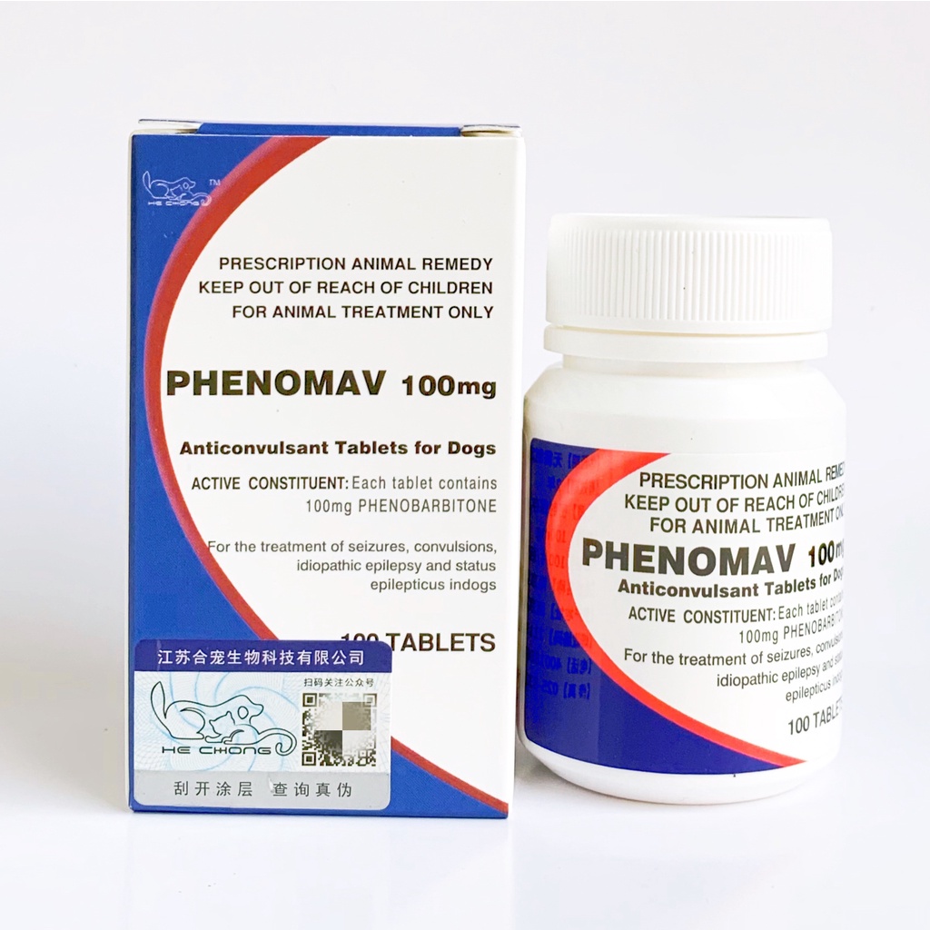 PHENOMAV100mg 20 tablets For relieving convulsions caused by ...