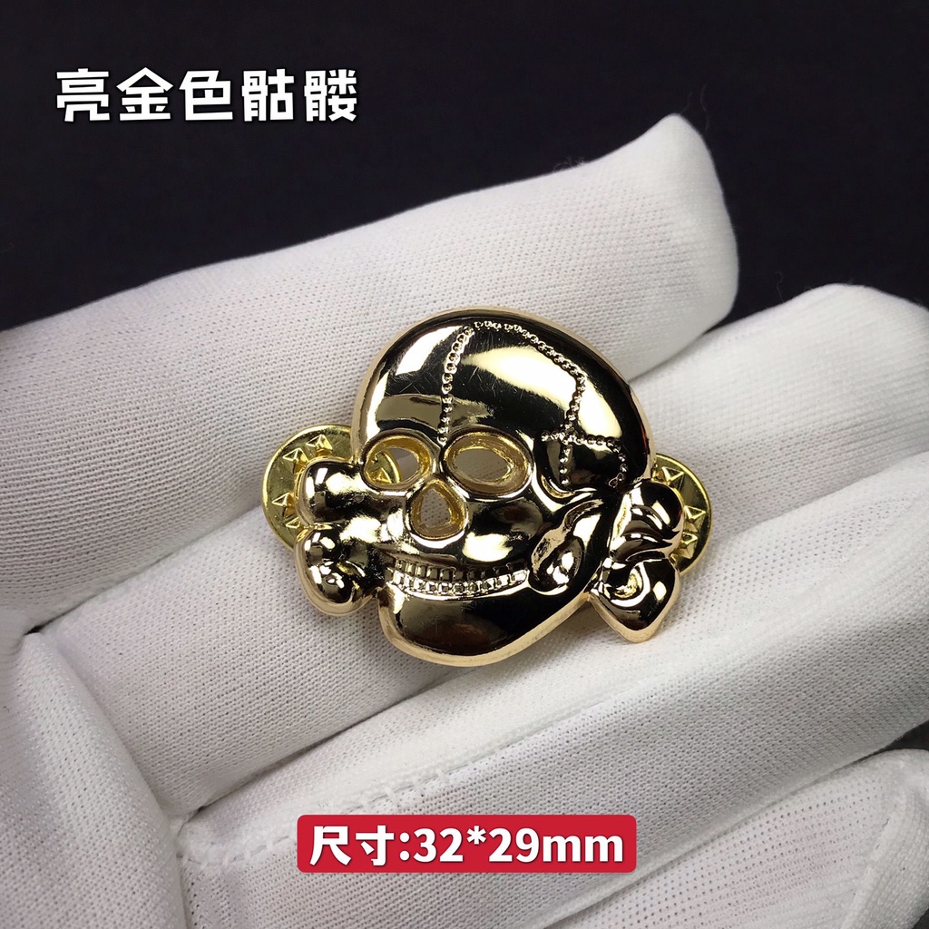 Vintage Prussian Skull Badge Iron Cross Empire Old-Fashioned Hat Pin ...