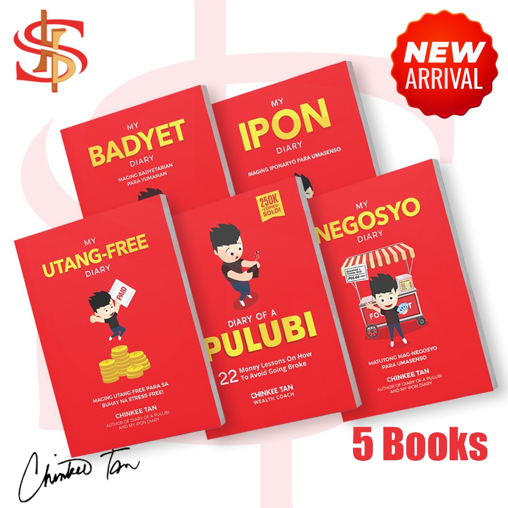 5 Books Bundle - Iponaryo Series 3.0 - Featuring the New My Negosyo Diary by Chinkee Tan ...