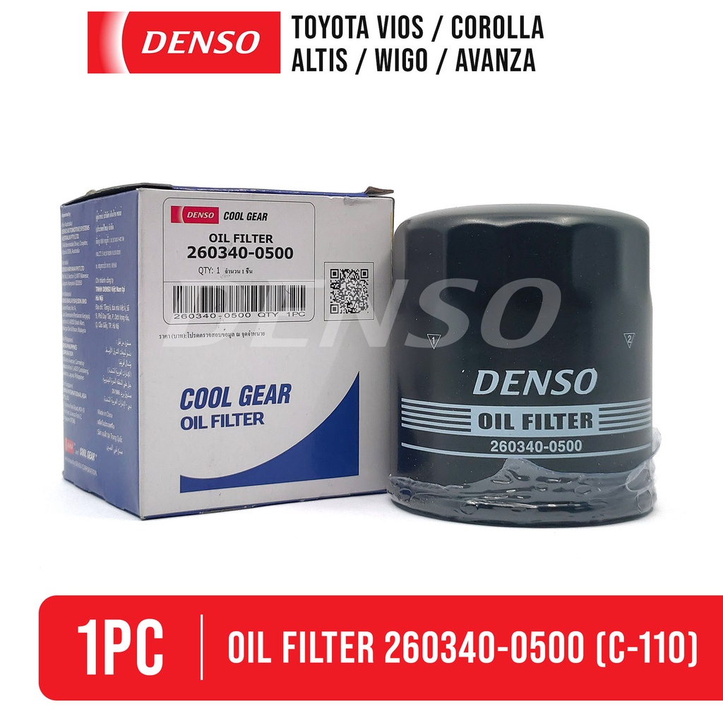 Denso Oil Filter for Toyota Vios / Corolla / Altis / Wigo / Avanza ...