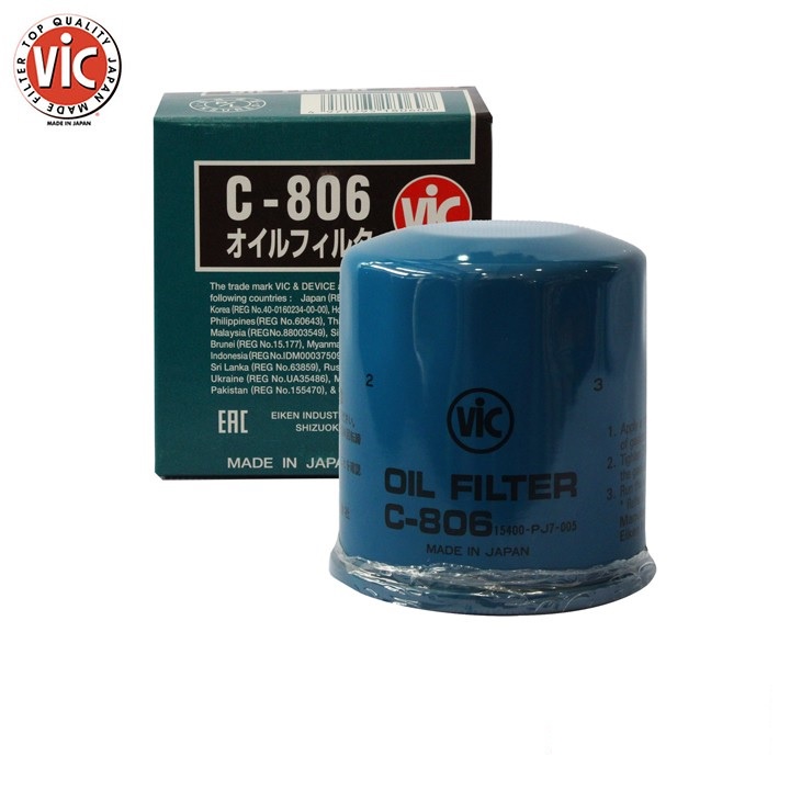 Original Vic Oil Filter C-806 C 806 Honda Civic/City/Jazz/CRV/Accord ...