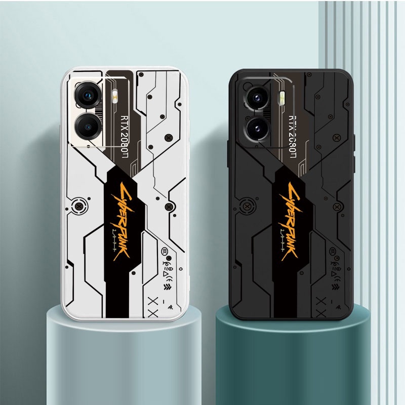 Cyberpunk Silicone Phone Casing for Vivo Y35 2022 Y02S Y01 Y1S Y15S ...