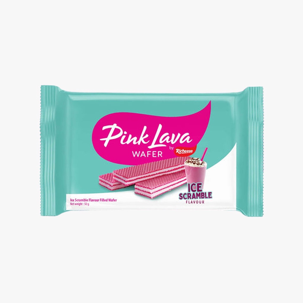 Richeese Wafer Pink Lava 50g | Shopee Philippines