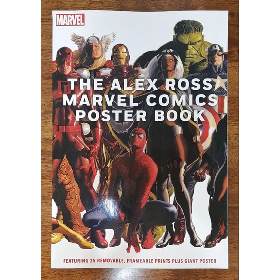 The Alex Ross Marvel Comics Poster Book - Avengers X-Men Wolverine ...