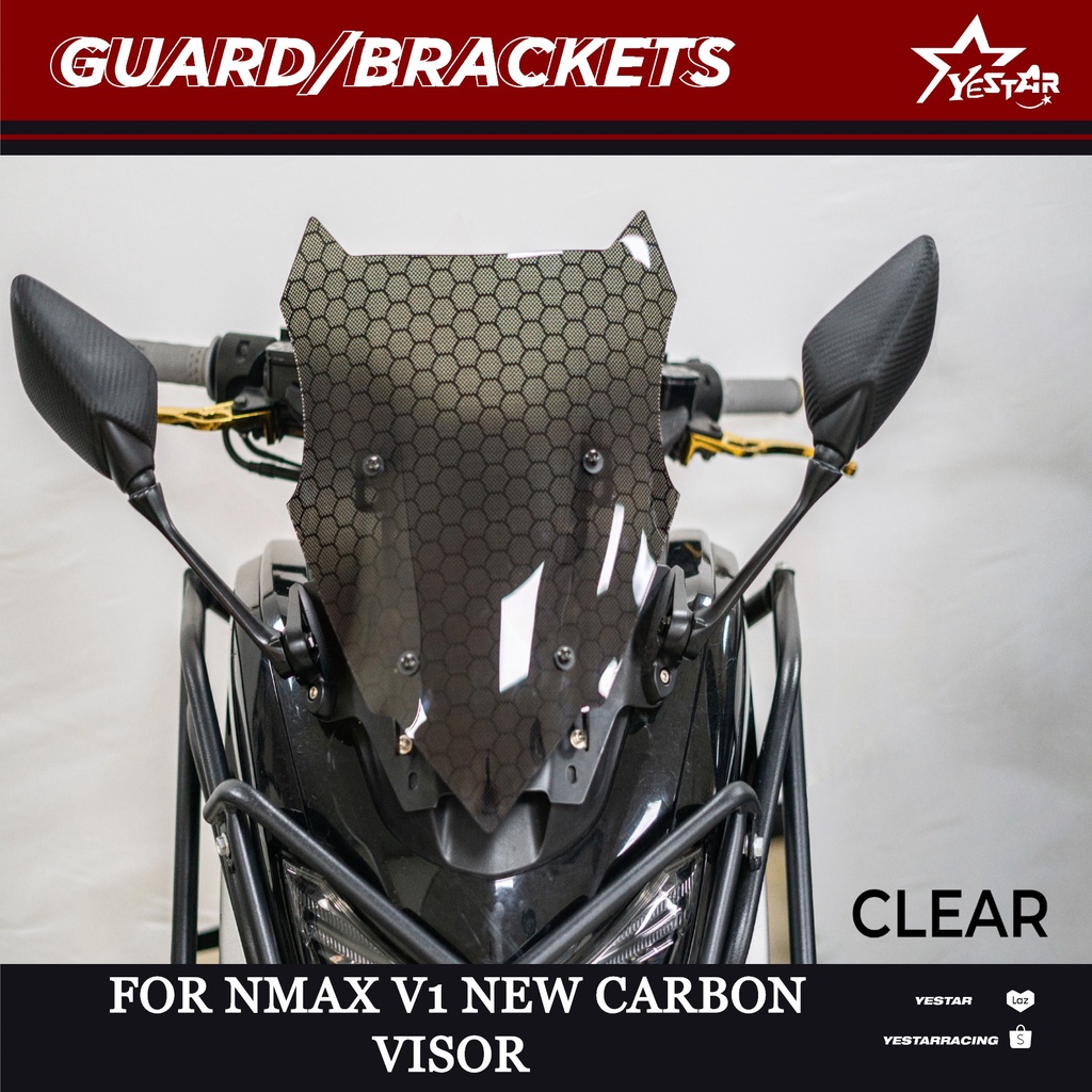 Yestar RacingNew Design Carbon Visor High Quality For Yamaha Nmax V1 ...