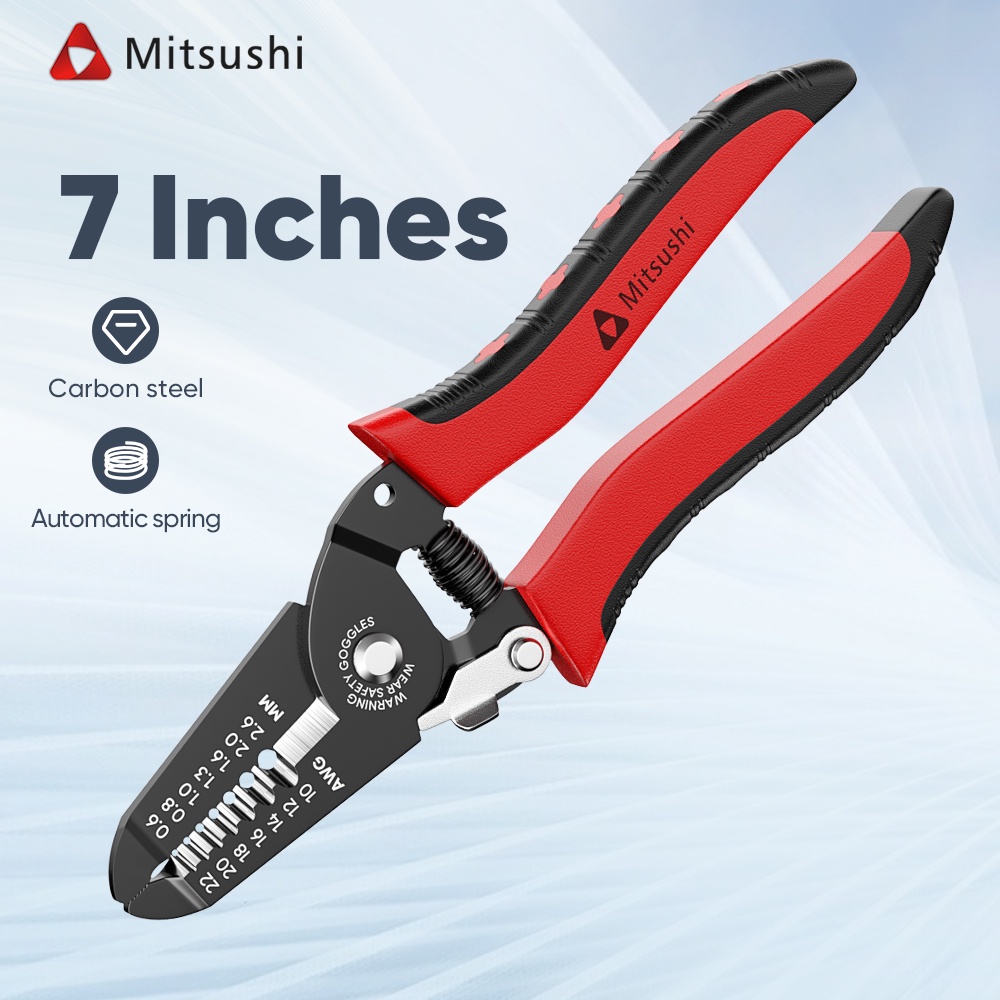 Mitsushi MIT-WS7-1 7-in-1 Wire Stripper Exquisite Pliers ...