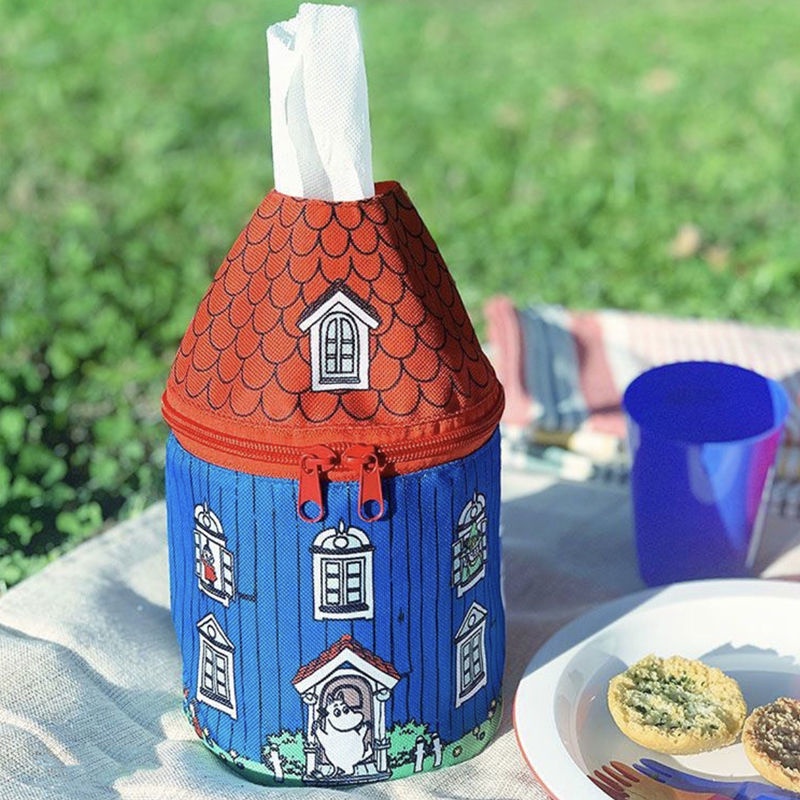 Toilet Paper Storage Tissue Box Moomin House Shape Roll Tube Cover ...