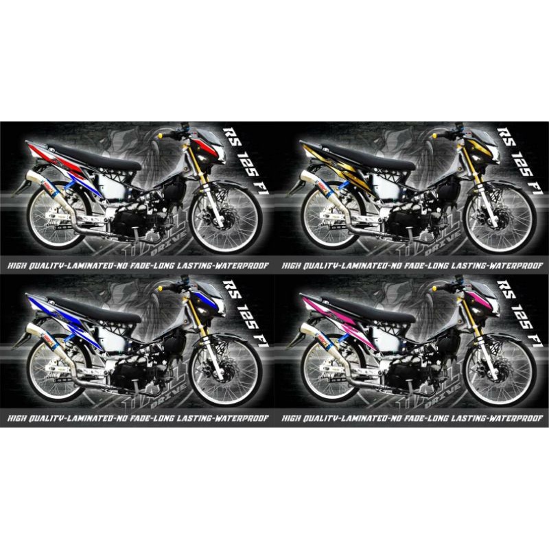 Honda RS125 Fi Stocks Decals | Shopee Philippines