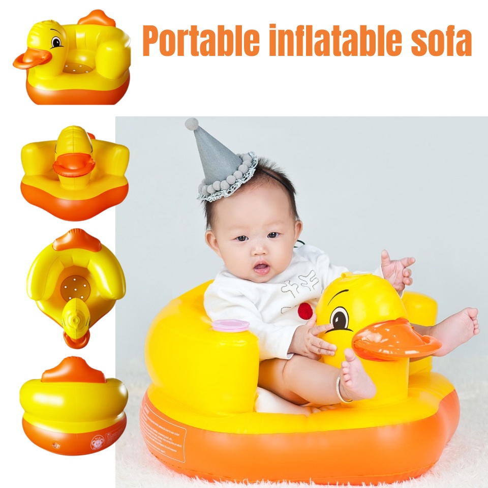 Baby Duck inflatable sofa chair for baby chair infant Portable ...