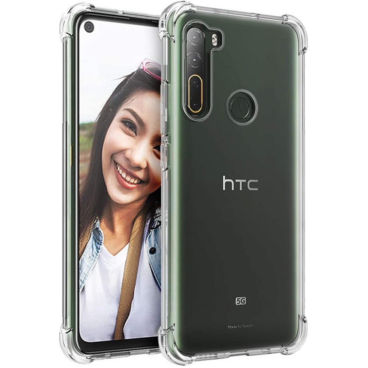 For HTC U20 U23 U24 Pro Soft Gel TPU Crystal Clear Slim Shockproof ...