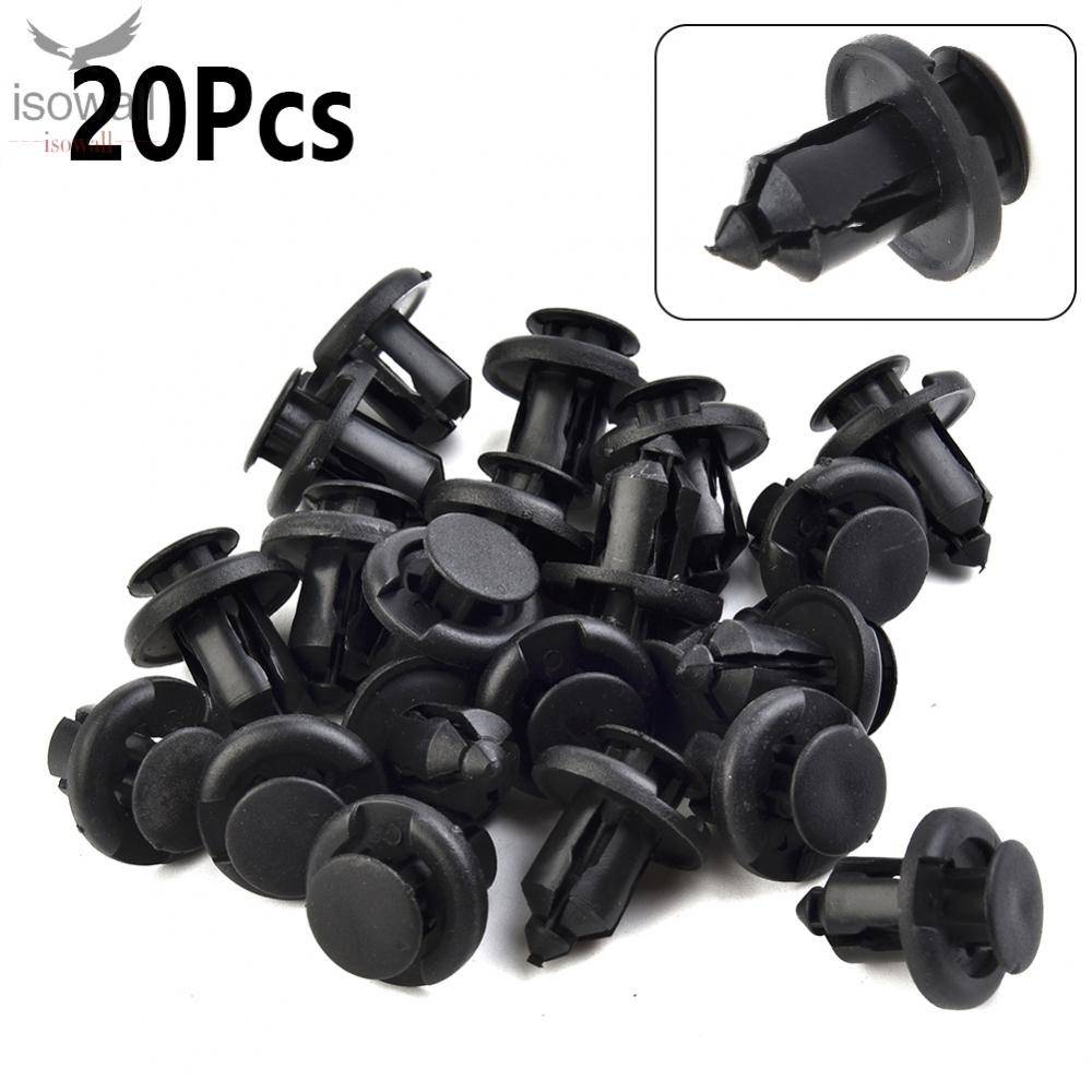 20*Bumper Retainer Clips Front Bumper Fix Clip Kit Nylon Push Type ...