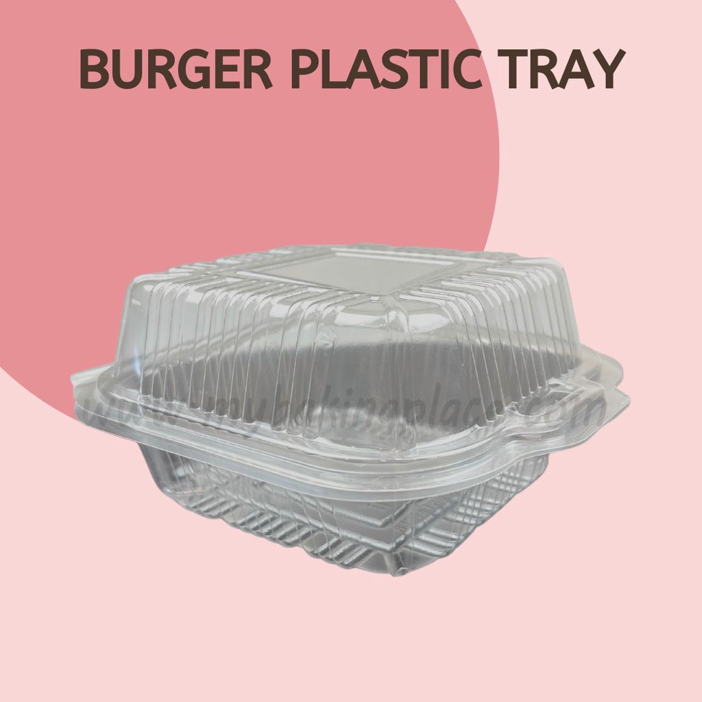 Burger Box Transparent Tray Plastic Food Tray Used Burger Donut Box ...
