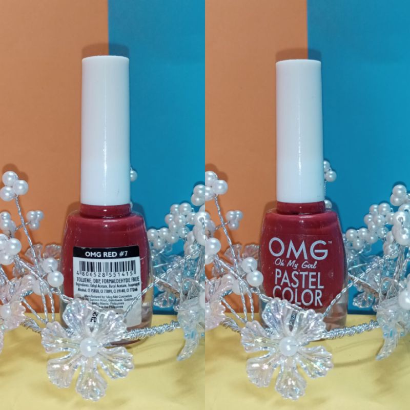 OMG Pastel Color Nail Polish 10mL / Cutics | Shopee Philippines