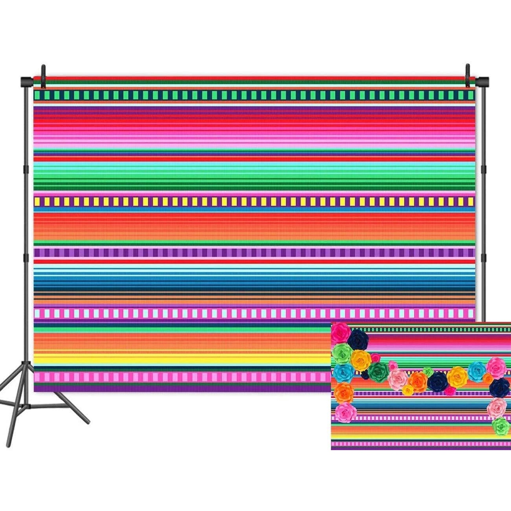 7x5ft Mexico Fiesta Theme Photography Backdrops Great as Mexican Dress ...