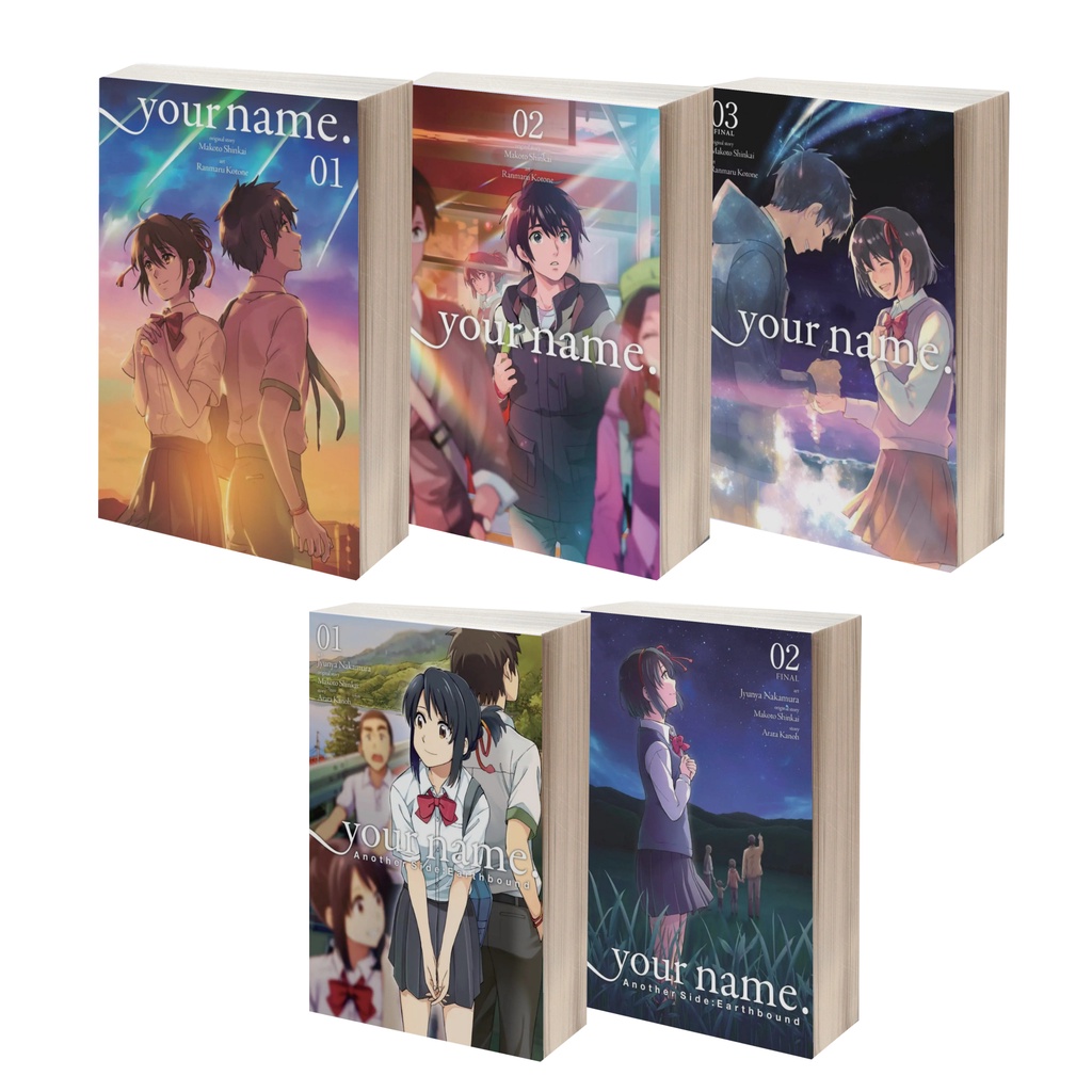 Soft Cover Your Name Volume 1-3/Another Side Volume 1-2 Manga in English by Makoto Shinkai for ...