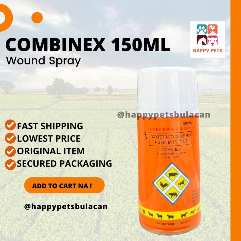 Combinex Wound Spray 150ml | Shopee Philippines