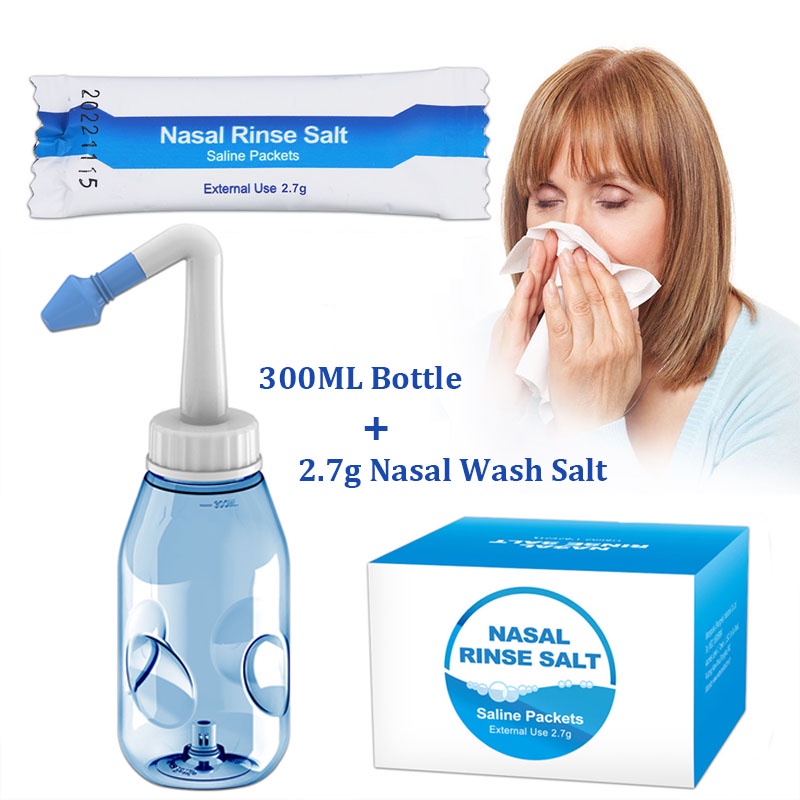 2.7g*30pcs Nasal Wash Salt Allergic Rhinitis Sinusitis Nasal Cavity ...