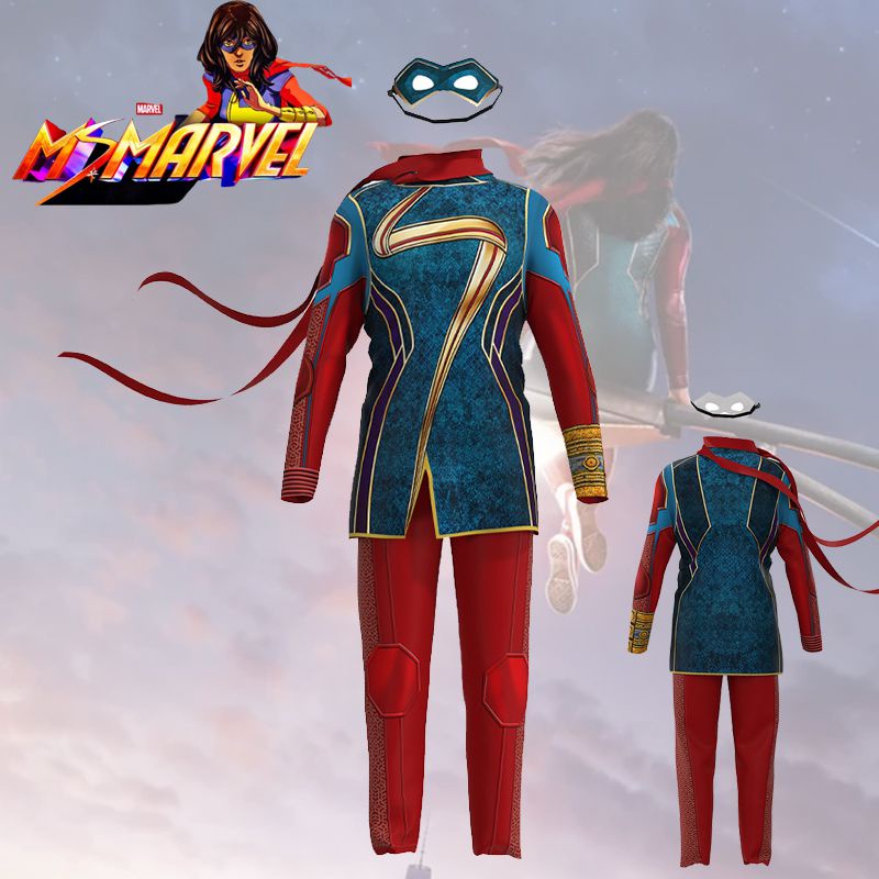 Step The Into Role Of Ms. Marvel Kamala Khan With This Cosplay Costume ...