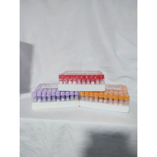 MICROTRAINER EDTA TUBE/RED TOP/YELLOW TOP 0.5ml 100pcs | Shopee Philippines