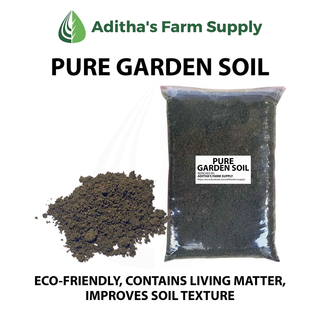 1kg Pure Garden Soil (Eco-Friendly, Contains Living Matter, Improves ...