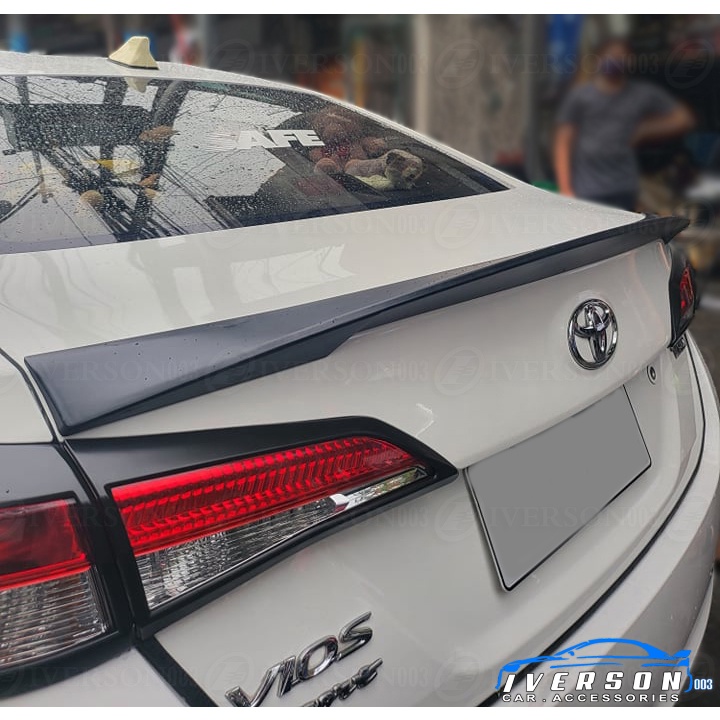 Toyota Vios 2019 to 2020 Primer Black Ducktail Spoiler Duck Tail ...