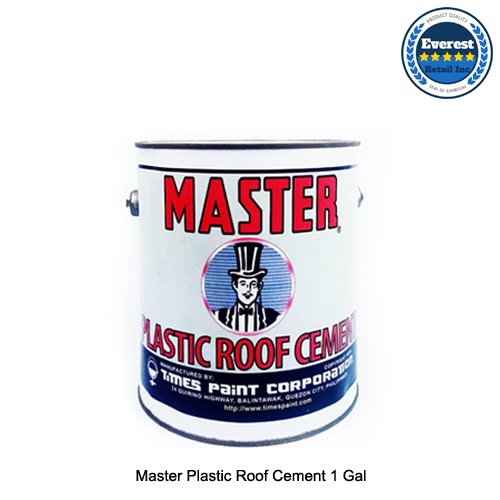 Master Plastic Roof Cement (Choose Size- 1 Liter / 1 Gallon) | Shopee ...