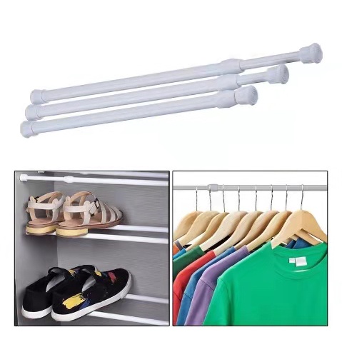 Telescopic rod adjustable curtain rod supply spring type telescopic ...