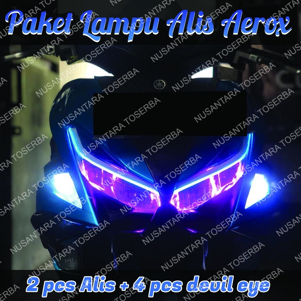 Ready To Use AEROX 155 Eyebrow Lights BONUS Demon Eye Ready To Use ...