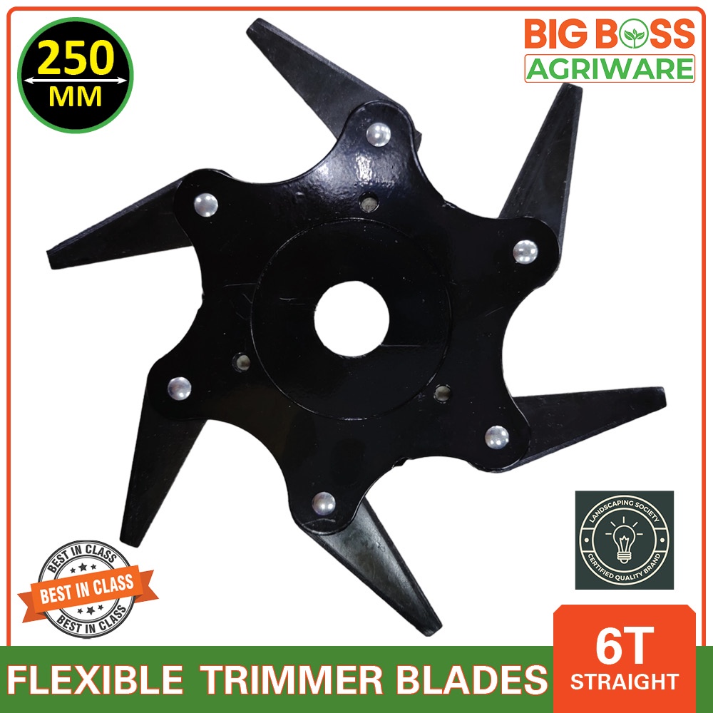 BBA 6 Teeth Flexible Trimmer Metal Blades (Straight / Saw) Head for ...
