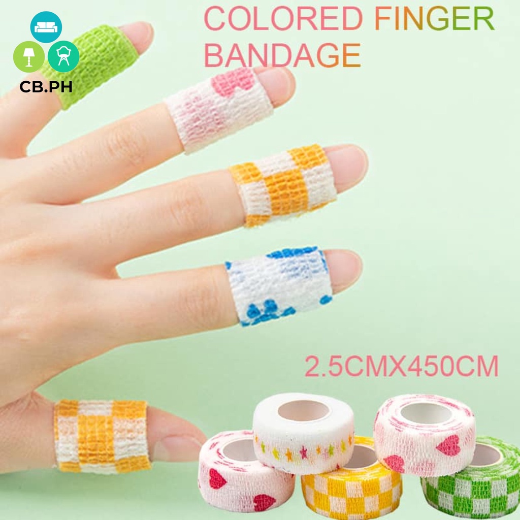 CB.PH Korean Cute Bandage Ins Writing Finger Tape Bandage Protection ...
