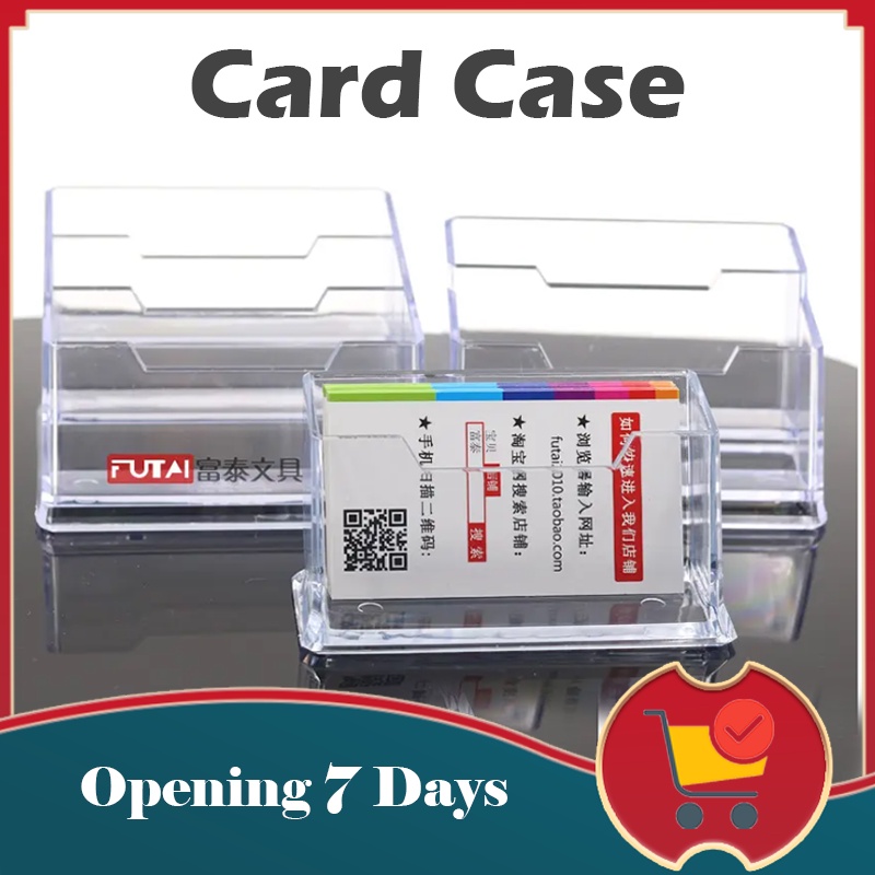 Clear acrylic Plastic Desktop Business Card Holders Display Stands ...