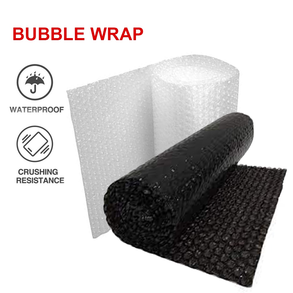 COD Bubble Wraps White / Black 20 Inches Bubble Wrap Roll | Shopee ...