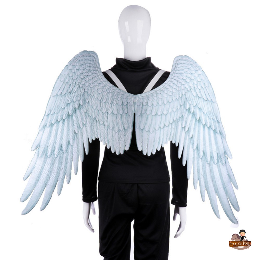 Halloween Kids White Black Angel Wings Toy Kids Boys Girls Christmas ...