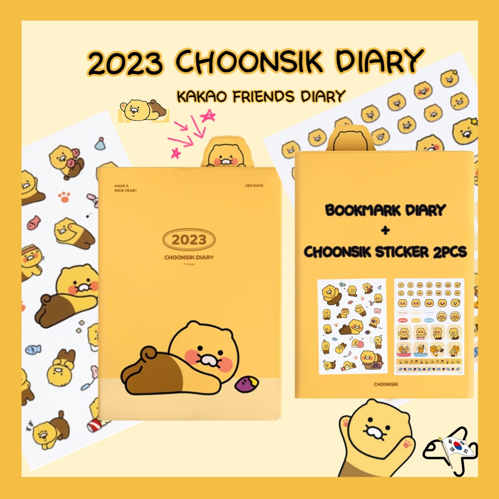 2023 Diary CHOONSIK diary /CHOONSIK bookmark diary/2023Korean Diary ...