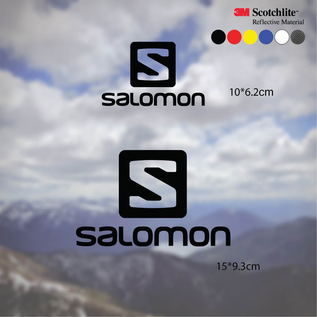 Salomon Logo Sticker Hiking Camping Car Motorcycle Box | Shopee Philippines