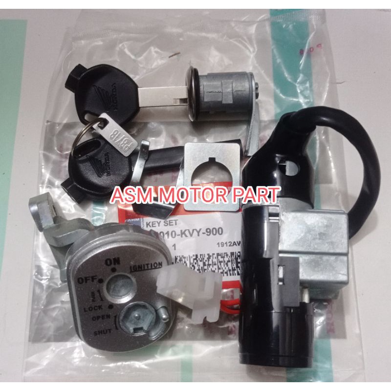 Contact KEY PLUS SEAT KEY BEAT 110 CARBUE KEY SET BEAT 110 OLD KVY ...