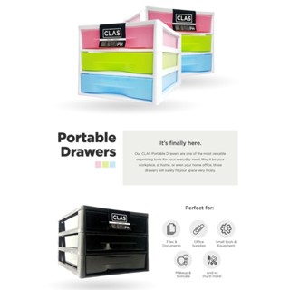 Clas Stackie Loaded 3 Layer Drawer Storage Organizer Fit up to Long ...